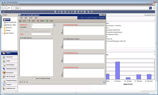Microsoft Dynamics AX, GP, CRM Consulting Info: Microsoft Dynamics GP - Analysis Cubes for Excel